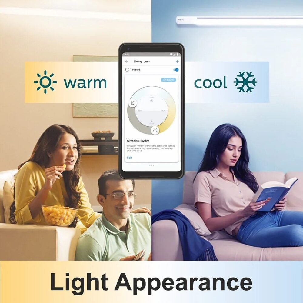 Philips Smart Wi-Fi LED Batten 24W WiZ Connected 4ft Tube Light ...