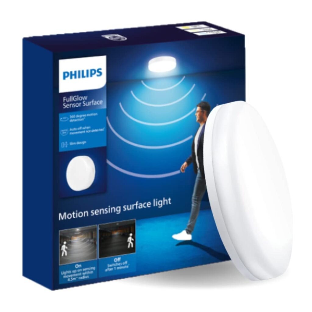 Philips Full Glow LED Surface Light With Motion Sensor - WW/NW/CW 15W ...
