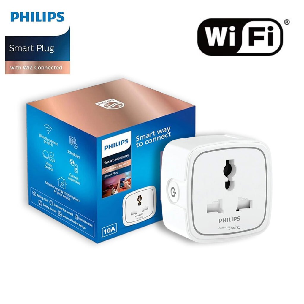 Philips Smart WiFi Plug 10A With Energy Monitoring (WiZ Connected ...
