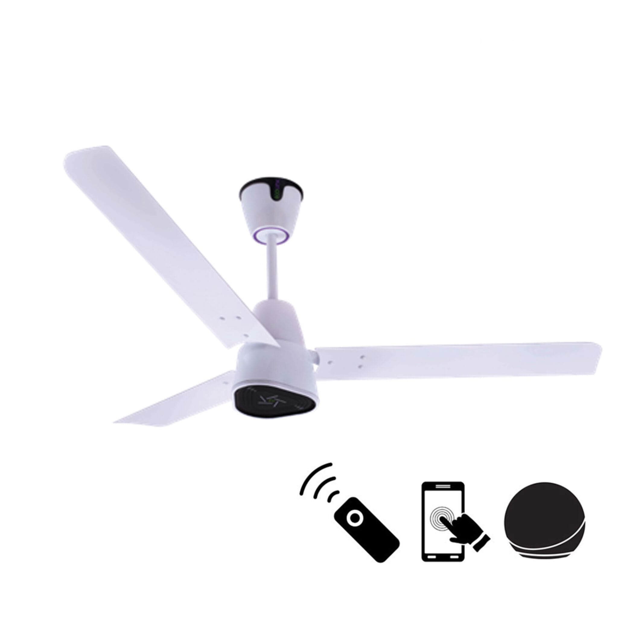 Ecolink AiroGeometry Smart IoT BLDC Ceiling Fan With RF Remote And WiFi ...