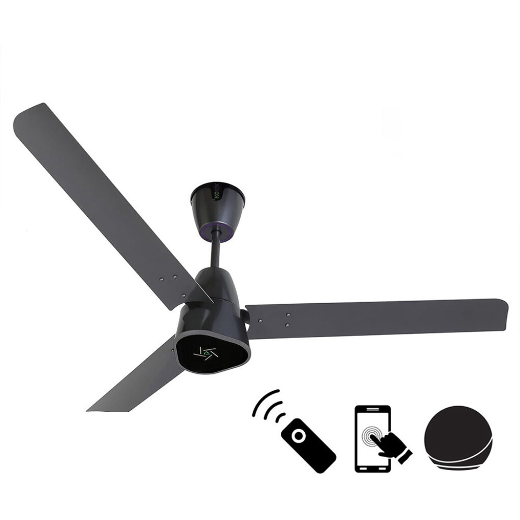 Ecolink AiroGeometry Smart IoT BLDC Ceiling Fan With RF Remote And WiFi ...
