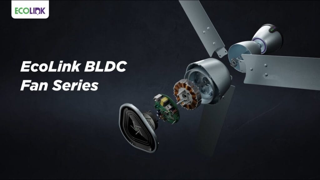 Ecolink AiroGeometry Smart IoT BLDC Ceiling Fan With RF Remote And WiFi ...