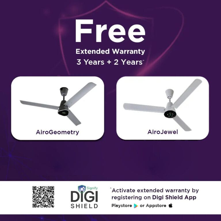Ecolink AiroGeometry Smart IoT BLDC Ceiling Fan With RF Remote And WiFi ...