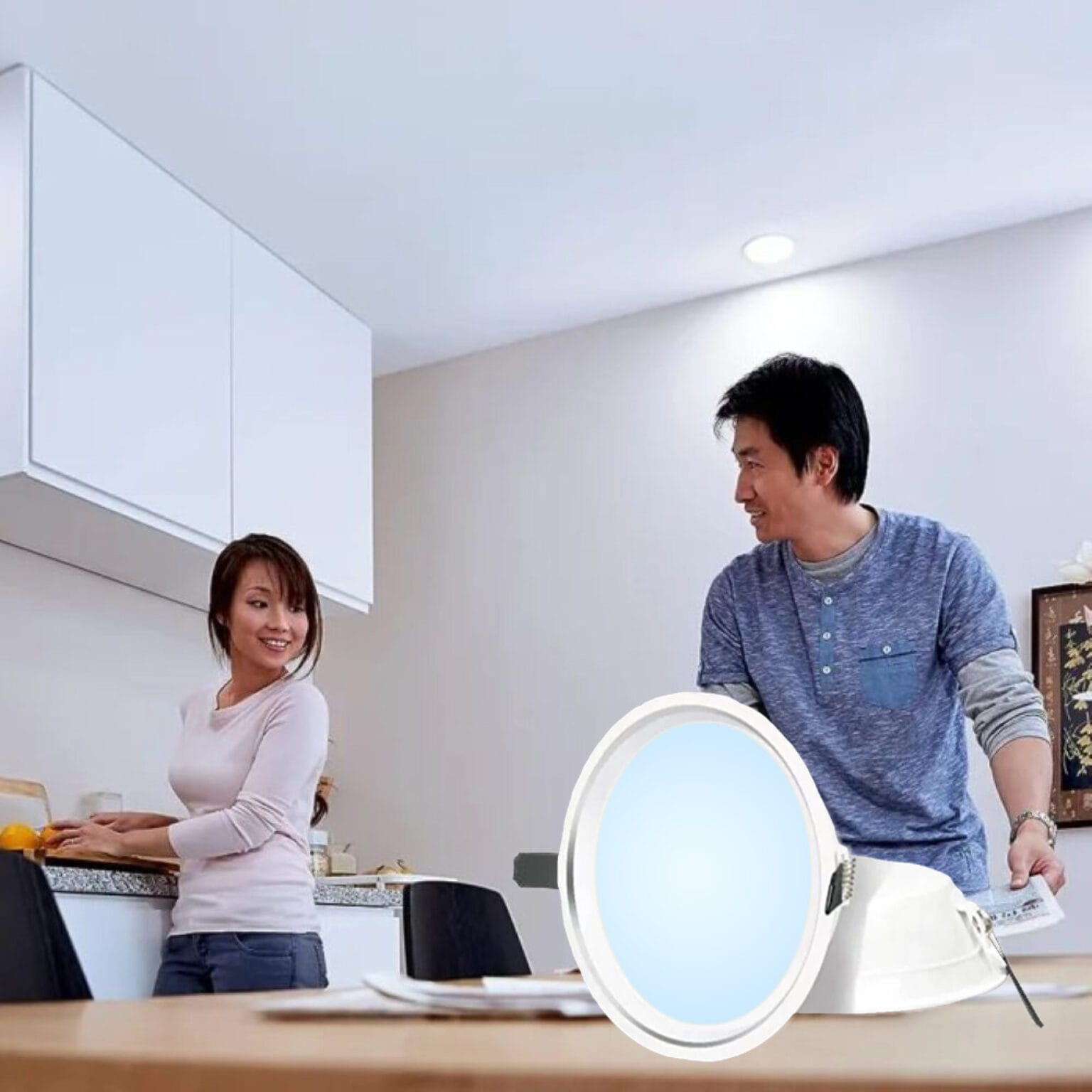 Philips Smart WiFi Aura Dimmable Downlight 15W - WW/NW/CW | WiZ Dim DL