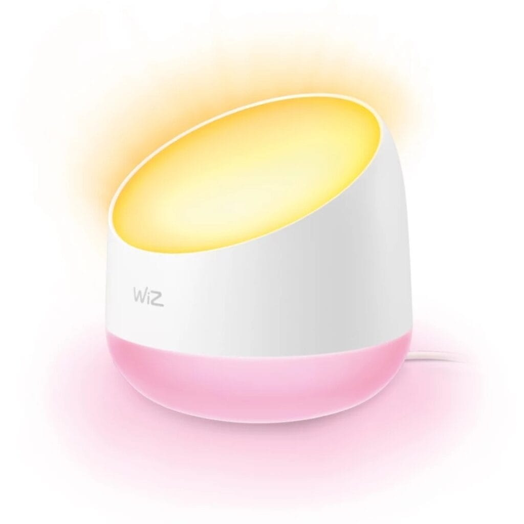 PHILIPS WiZ Squire Desk Lamp | Smart Dual-Zone RGB LED Light | Multi ...